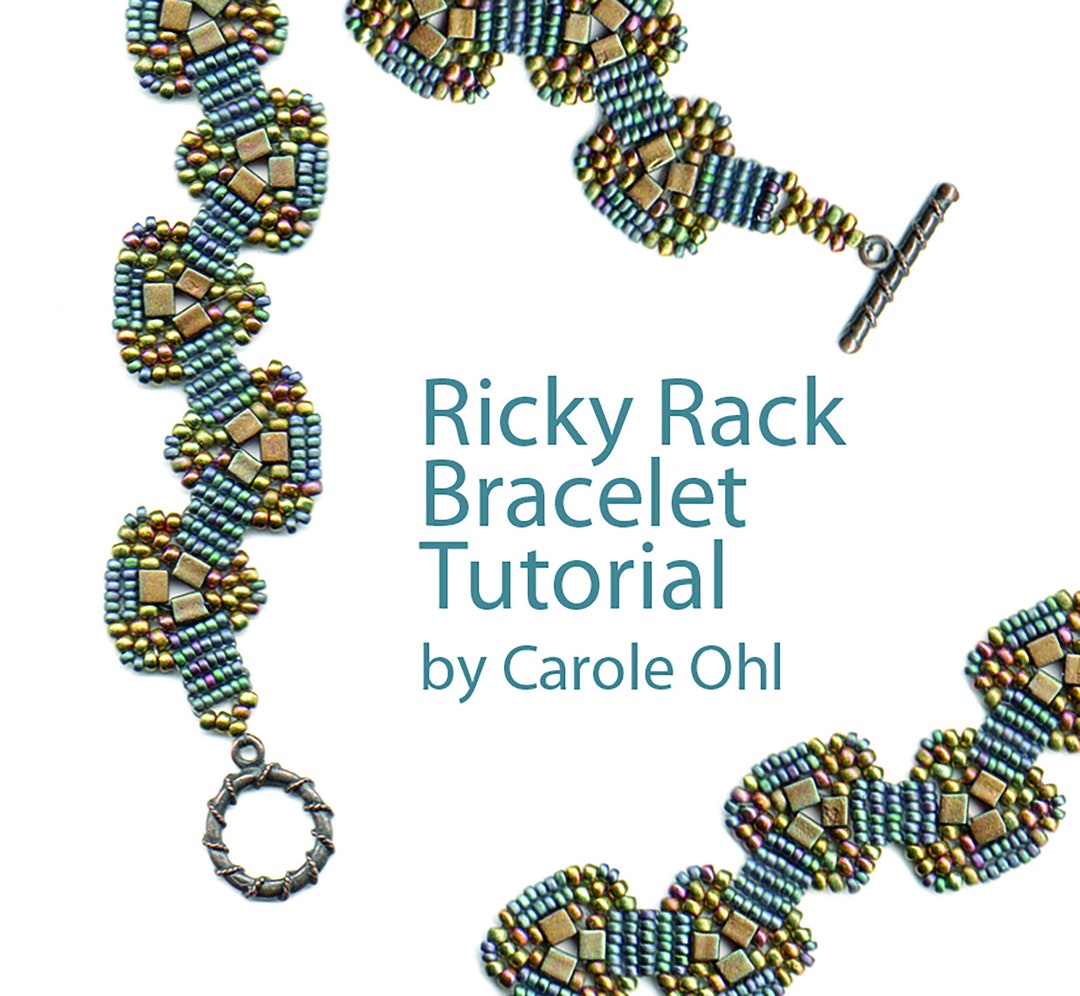 Ricky Rack Bracelet Bead Weaving Tutorial for Jewelry Making by Carole ...