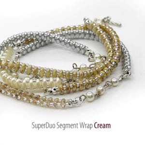 Superduo Segment Wrap Easy Bead Weaving Bead Packs for DIY Jewelry ...