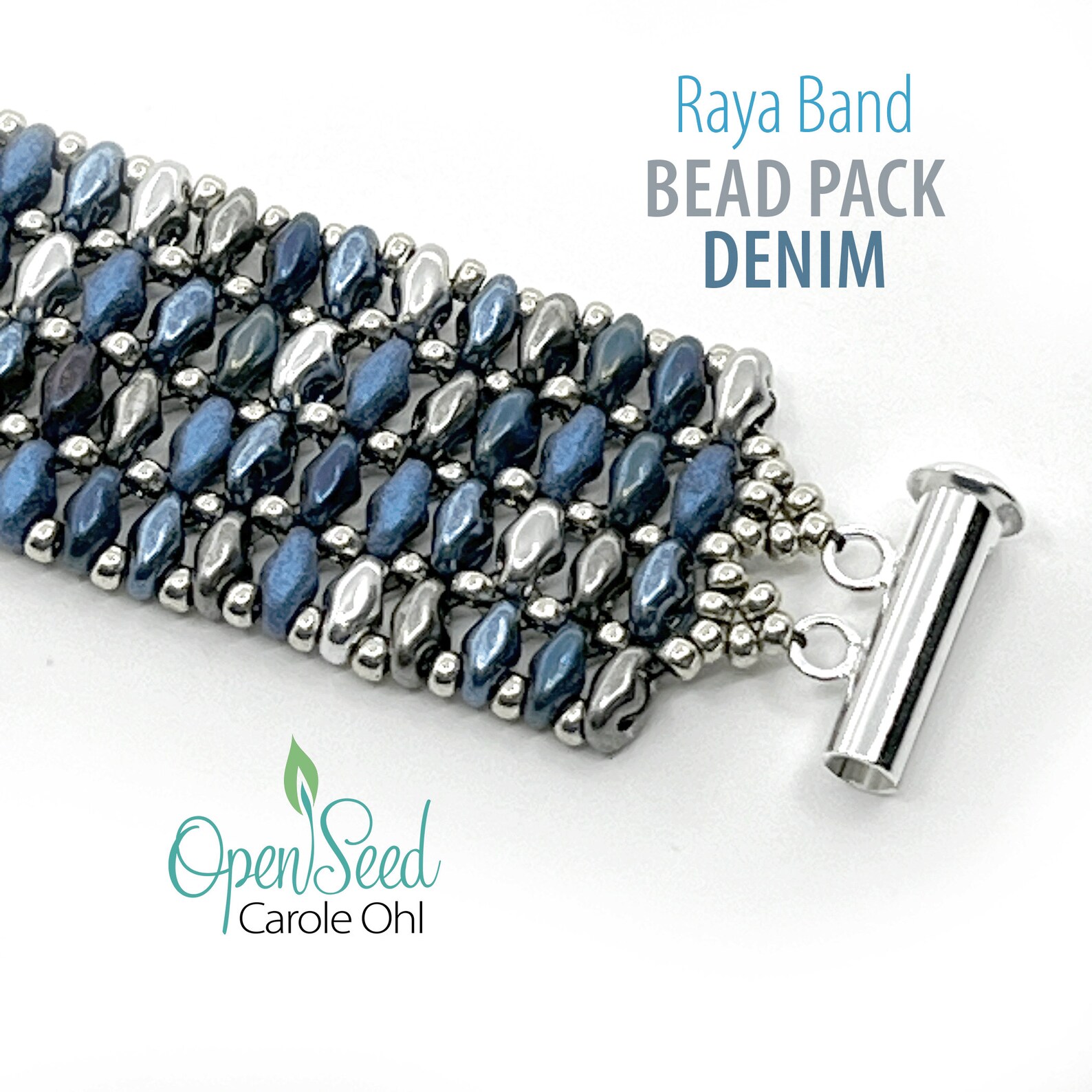 Raya Band Bead Weaving Kit for Superduos by Carole Ohl - Etsy
