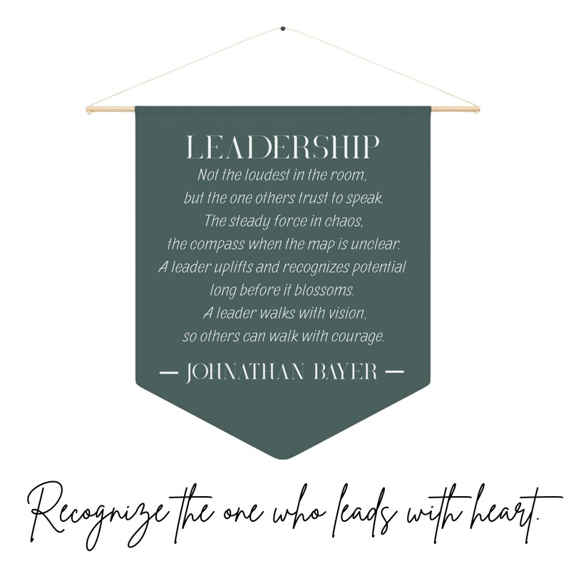 Personalized Name Pennant - Leadership Recognition - Etsy