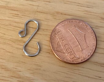 Small Silver 1 1/8 to 1 1/4 Ornament Hooks Set - Etsy