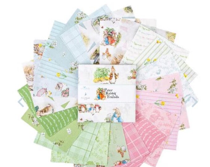 Peter Rabbit™ & Friends 5" Stacker | Charm Pack for Riley Blake Designs ...