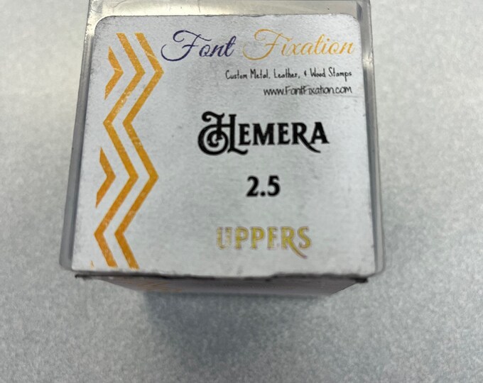 Font Fixation Hemera Uppercase Font Set, 2.5mm Size - Etsy