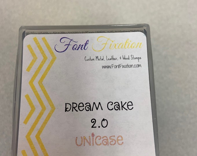 Font Fixation Dream Cake Unicase Font Set 2mm Size - Etsy