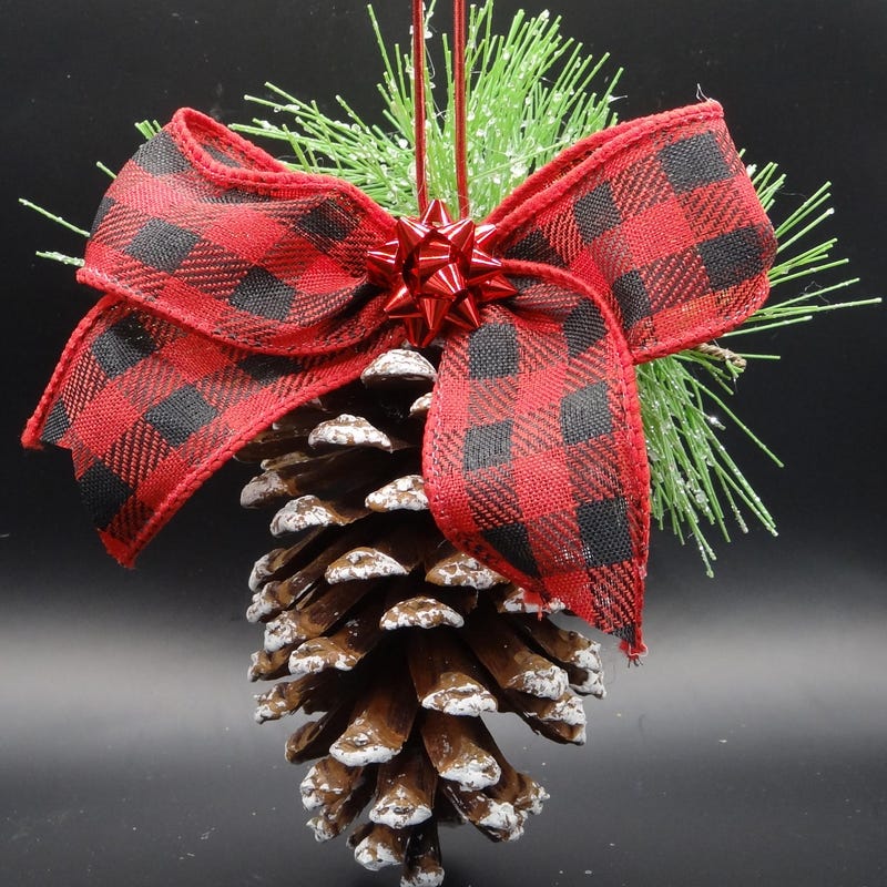 Pine Cone Tree Ornament - Etsy