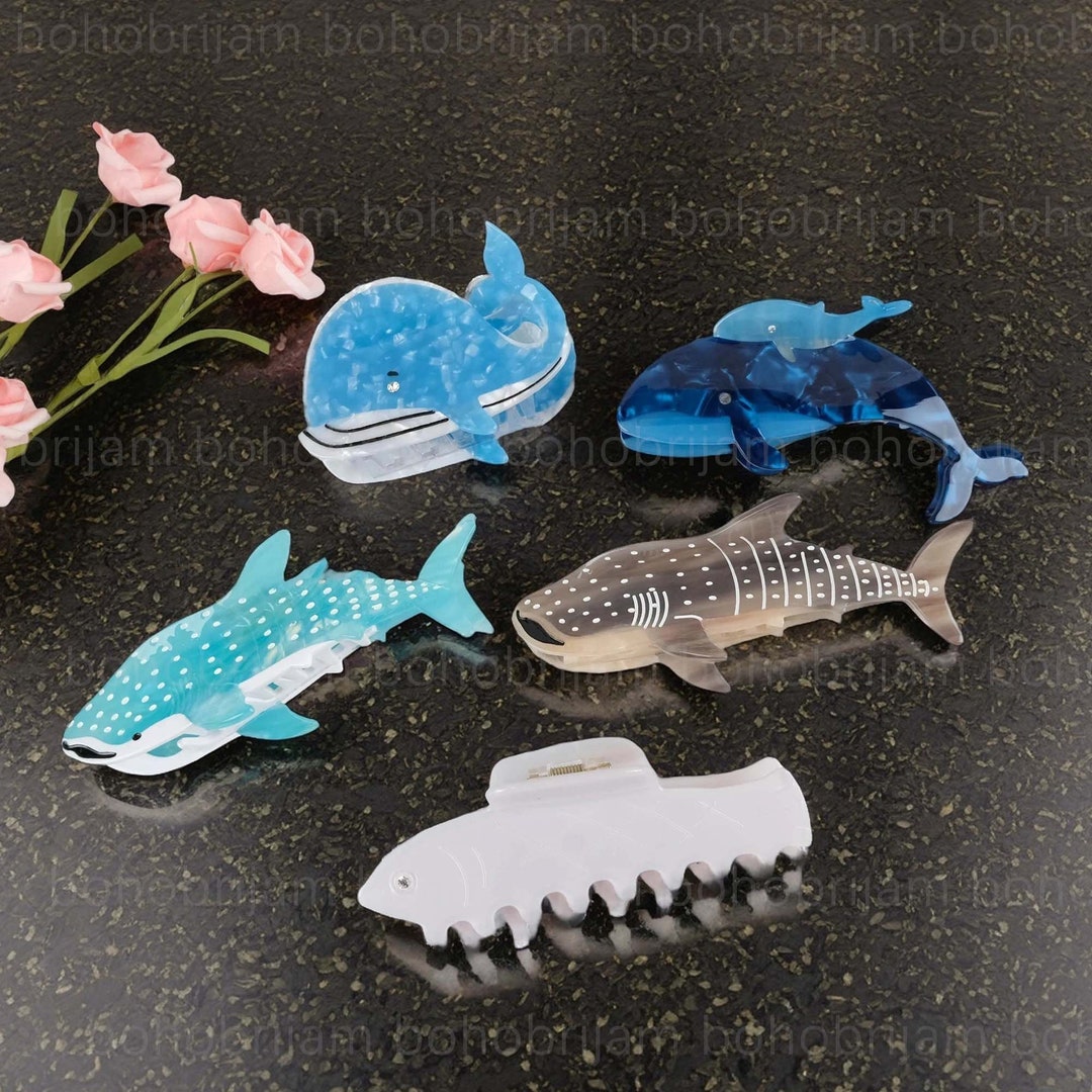 Marine Animals Hair Clips,animals Hair Clips,fashionable Duckbill Clips ...