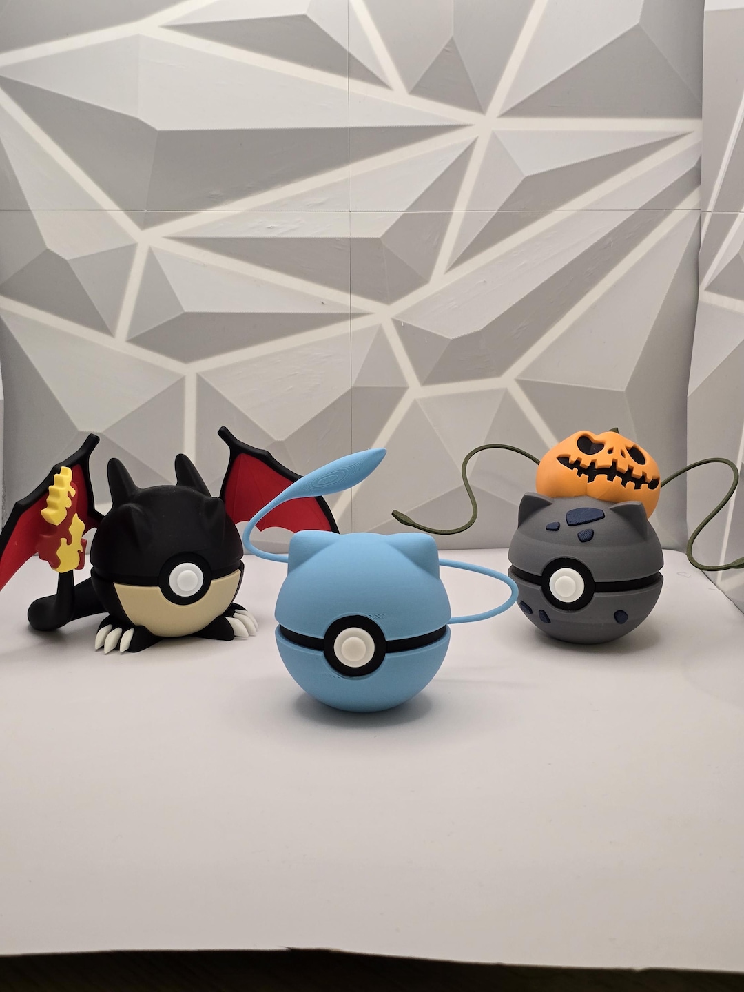 Christmas Sale: 3D Printed Pokemon Poke Balls, Various Designs, Mew ...