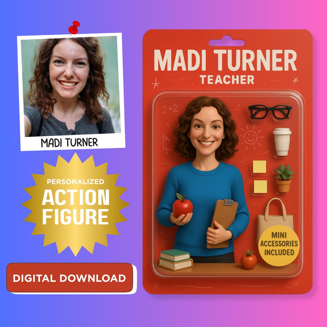 Custom Action Figure, Personalized Digital | Portrait | Personalized ...