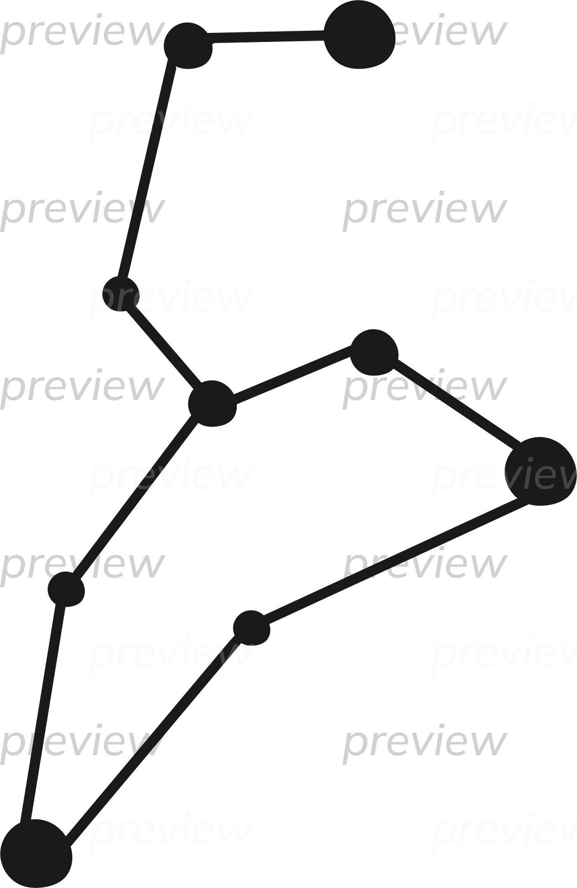 Zodiac Constellations Digital Art Print Instant Download Printable Wall ...