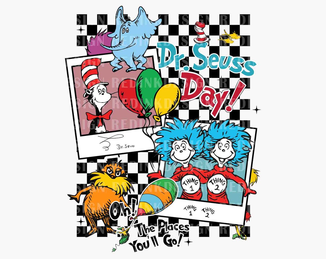 Read Across America PNG, Dr Seuss Png, Cat in the Hat Png, Teacher of ...