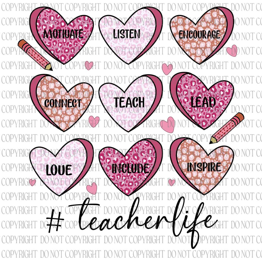 Teacher Valentine Png, Teacher Candy Hearts Png, Conversation Heart Png ...