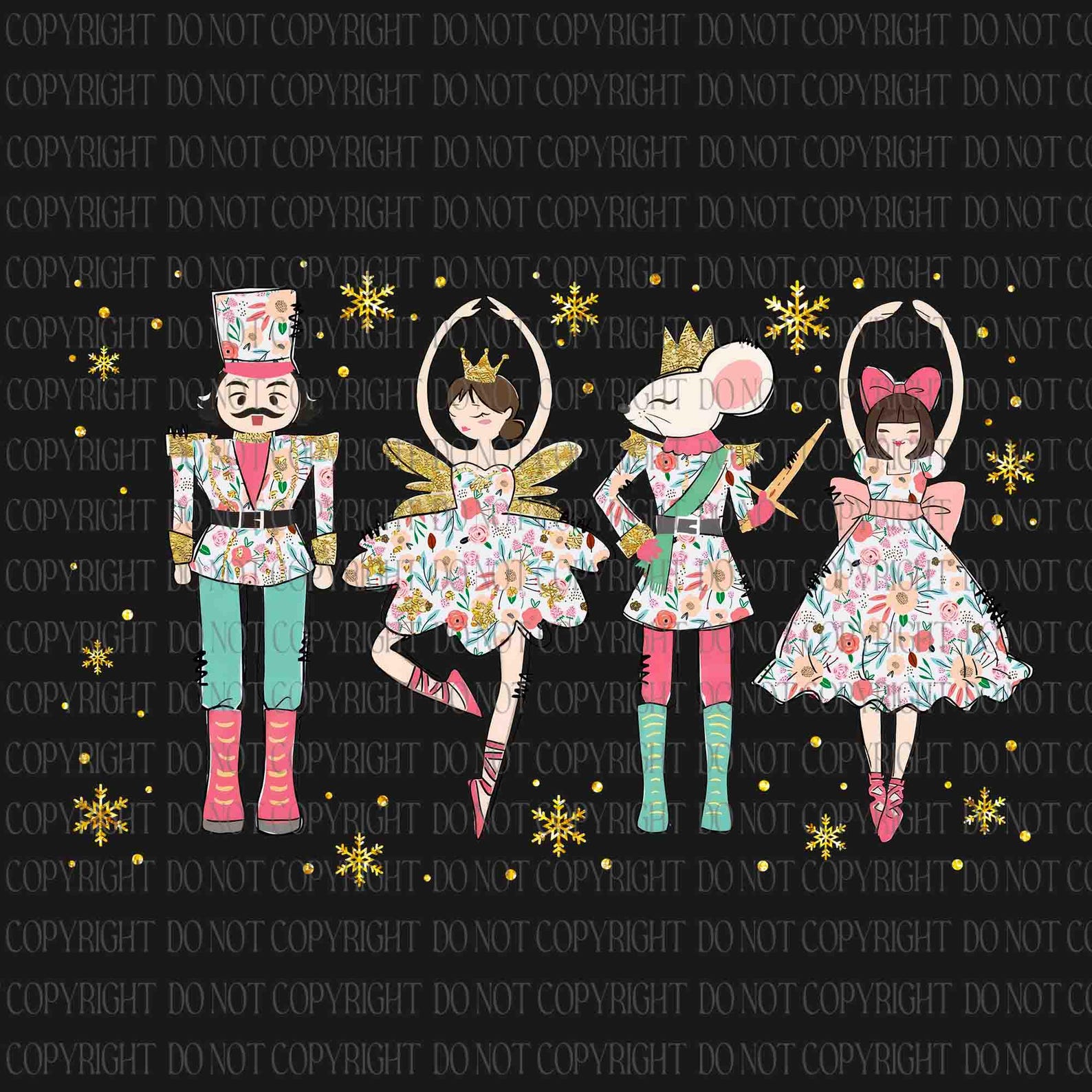 Nutcracker Floral PNG, Christmas Nutcracker Png, Merry Christmas Png ...