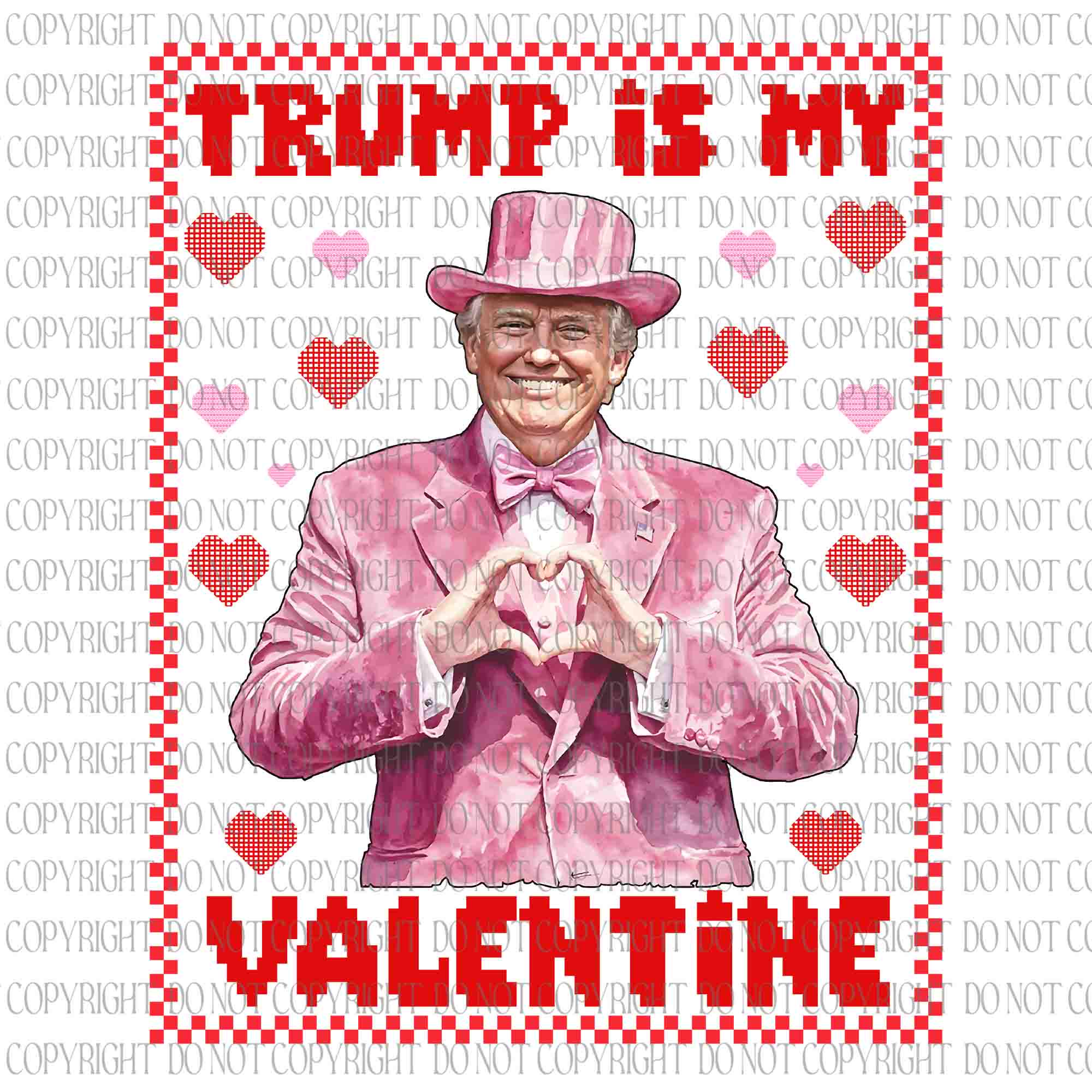 Donald Trump Valentines PNG, Trump President Png, Happy Valentines Day ...