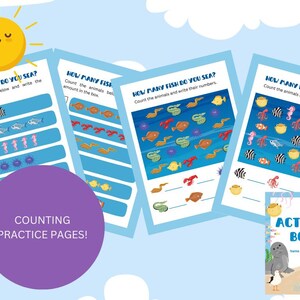 Preschool Pre-k Kindergarten Ocean Sea Animals Theme Bundle Printable ...
