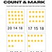 Count and Mark. Math Worksheet for Kids. 5 Pages of Worksheet - Etsy