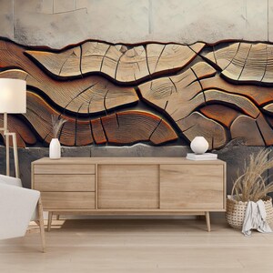 Rustic Wood Texture Wall Mural Natural Warmth and Artistic Design - Etsy UK