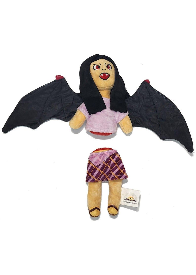 Nawa the Manananggal Plushie | Vampire Girl Plush | Filipino Folklore ...
