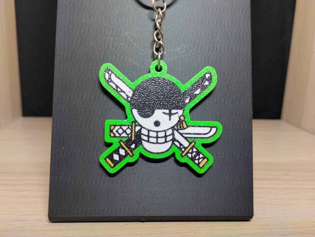 Zorro Keychain One Piece - Etsy