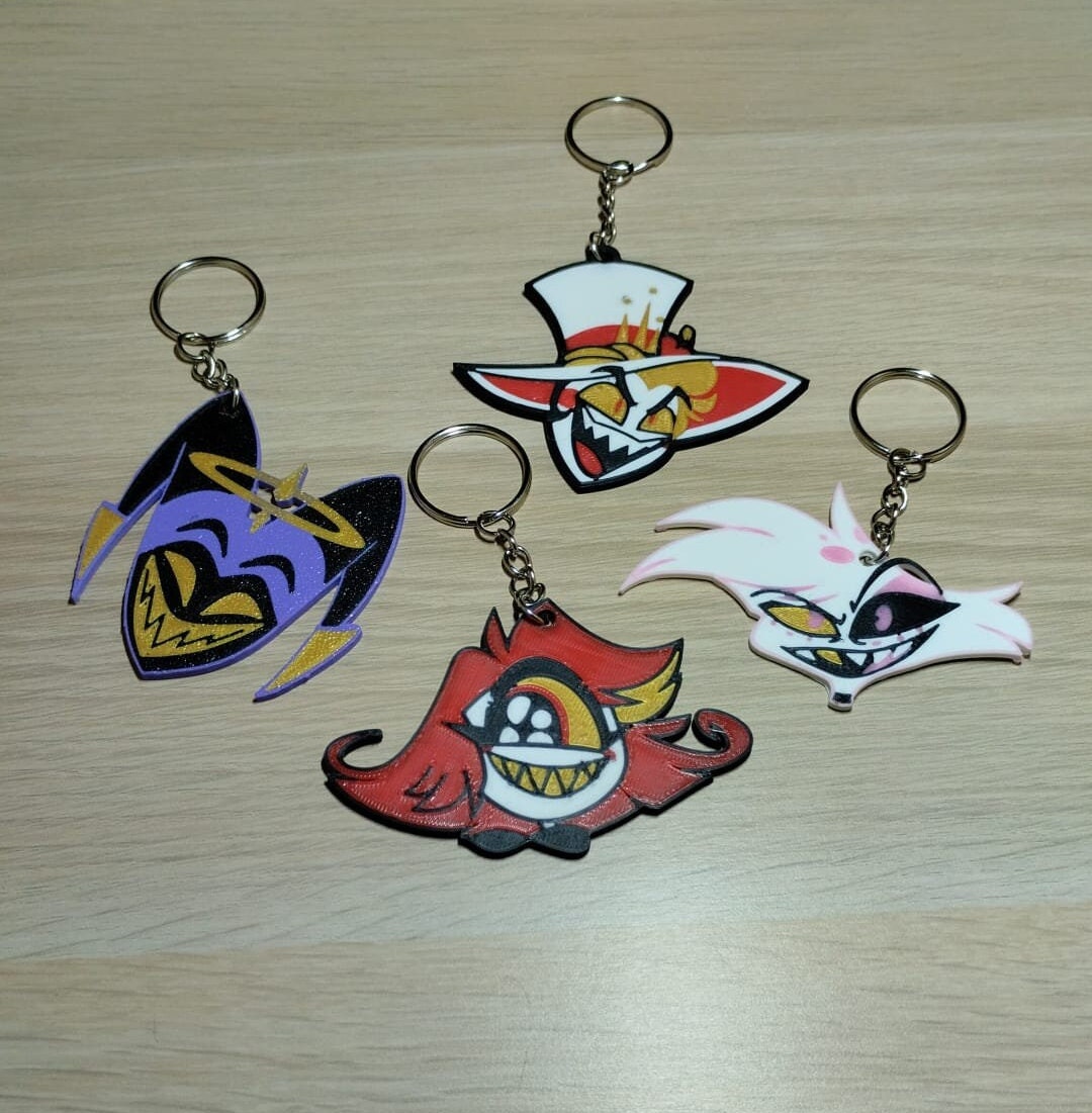 Hazbin Hotel Keychain - Etsy