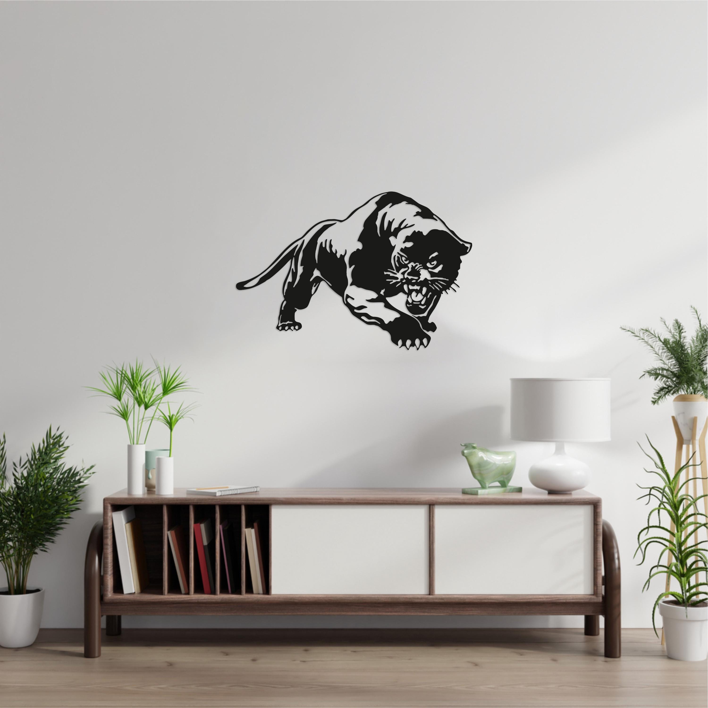 Leopard Laser Cut File: SVG DXF, Wall Decal Template (digital Download) - Etsy