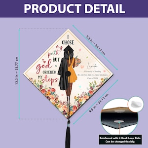 Personalized Graduation Cap Topper With Photos – Custom Name & Class of ...