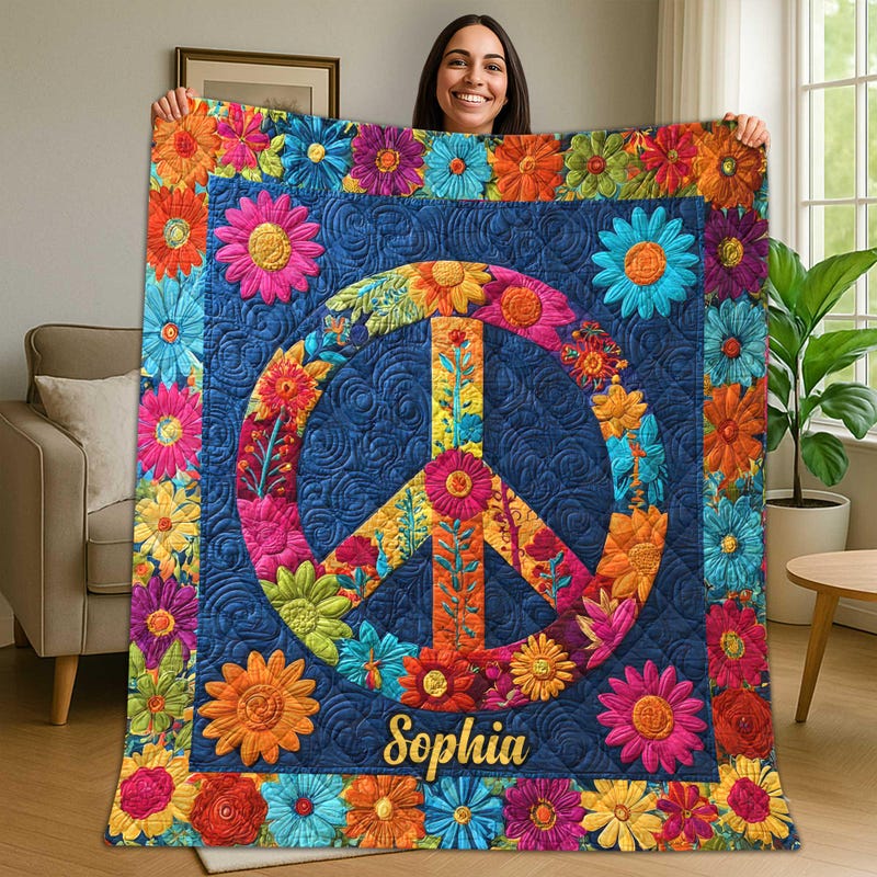 Baby Name Peace Sign - Etsy