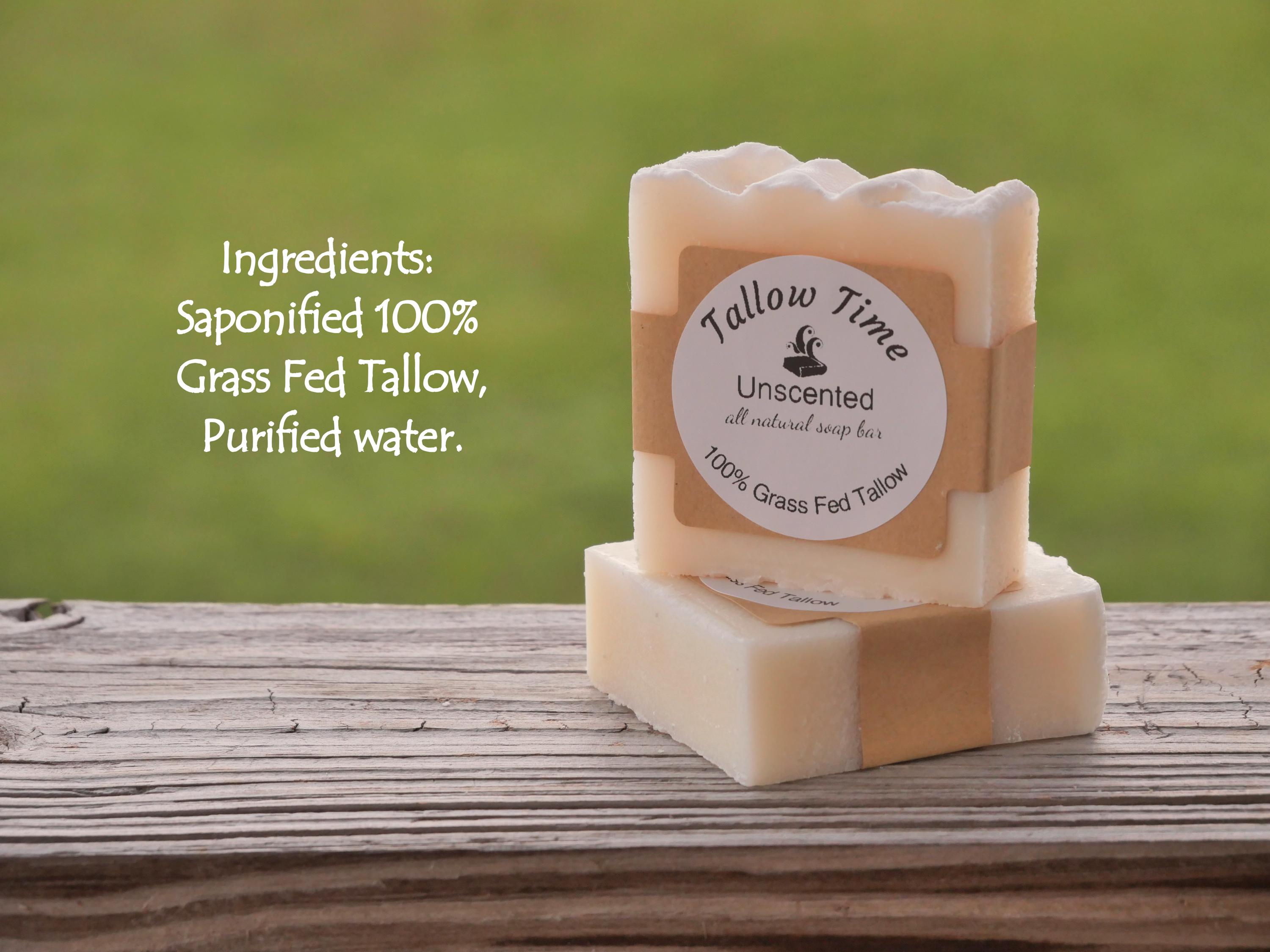 Grass Fed & Finished Tallow Soap Bars - Etsy