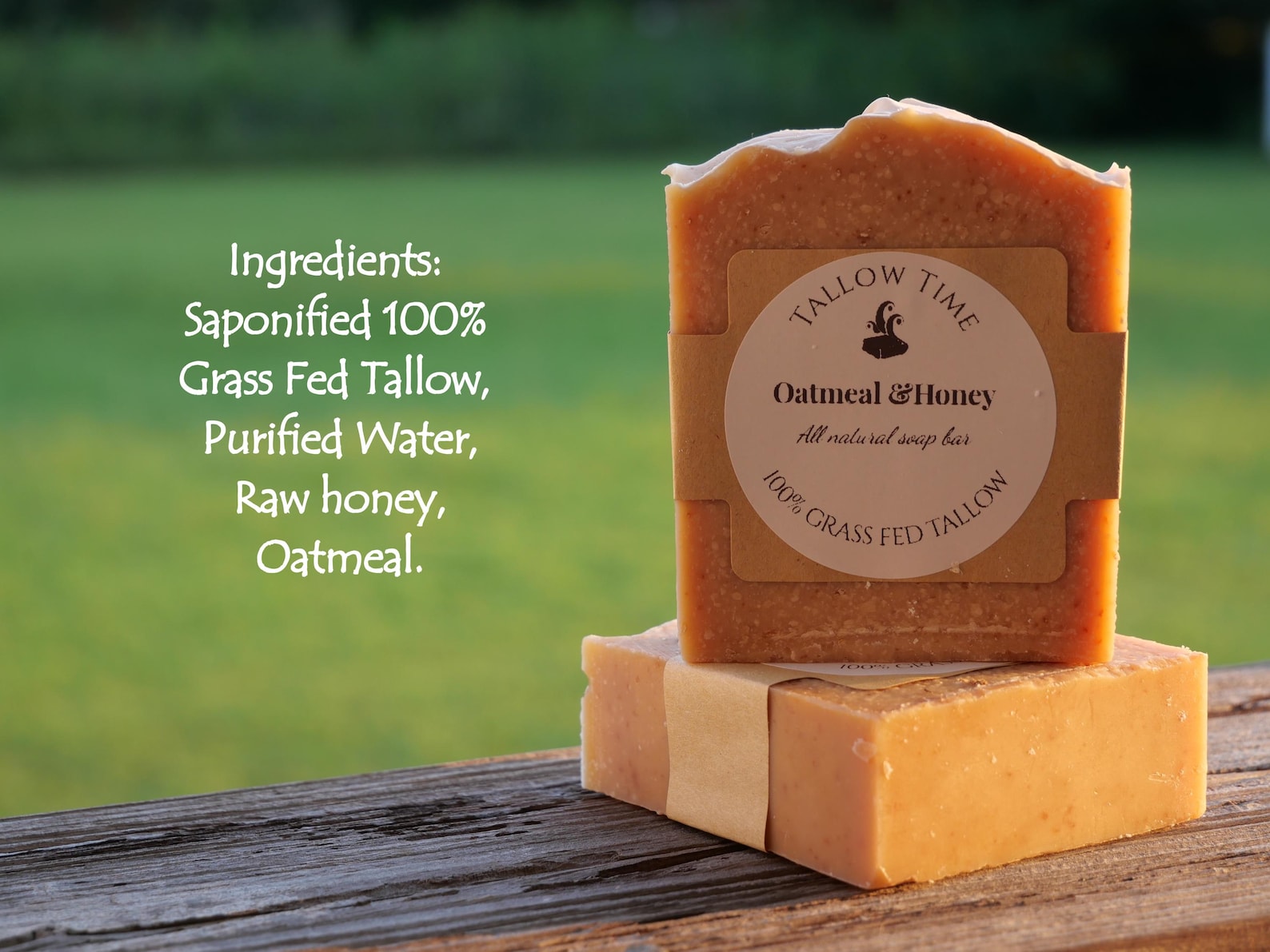 Grass Fed & Finished Tallow Soap Bars - Etsy