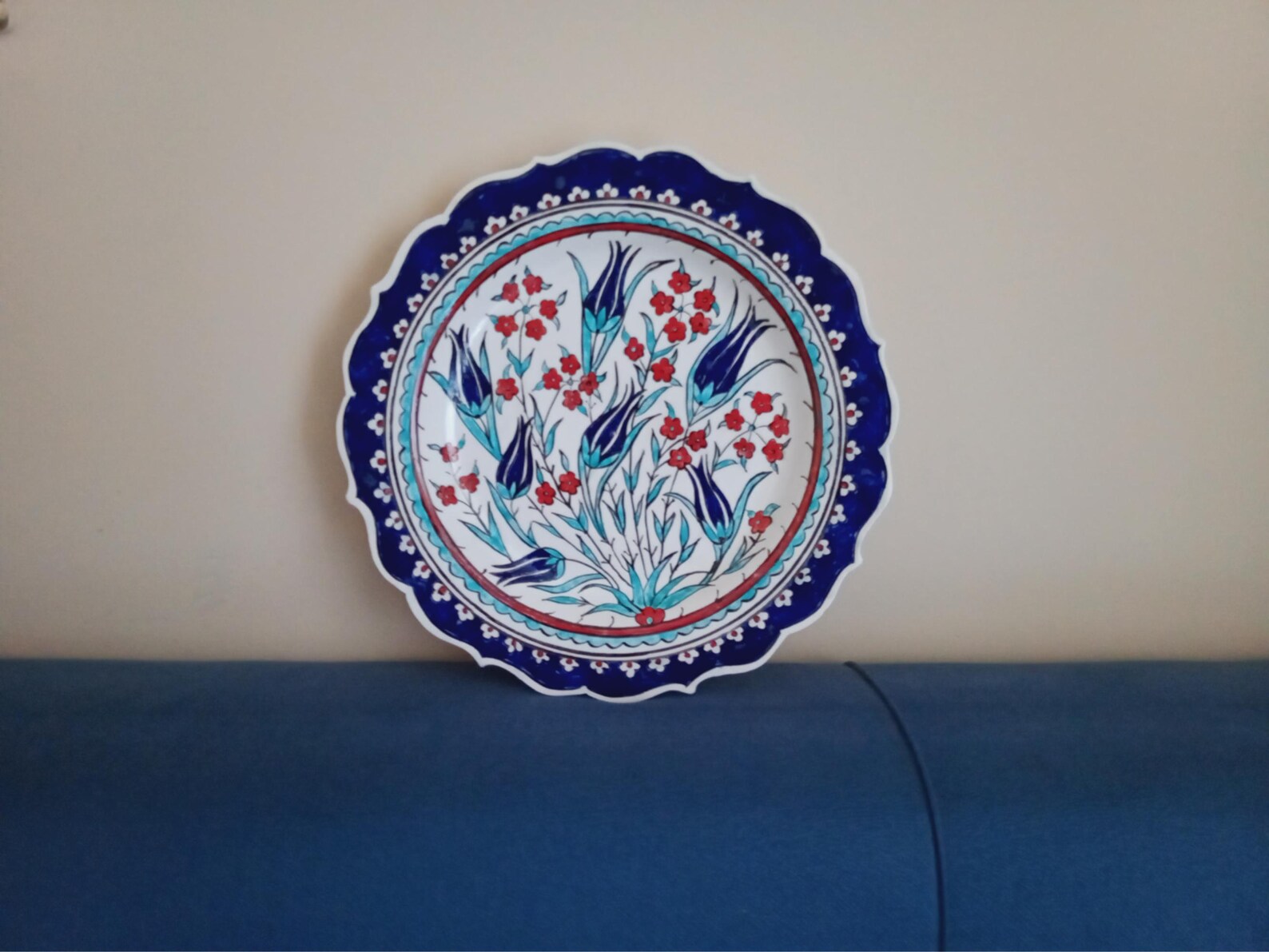 Hand Made Turkish cini Ceramic Art Plate. Special Cultural Gift. - Etsy