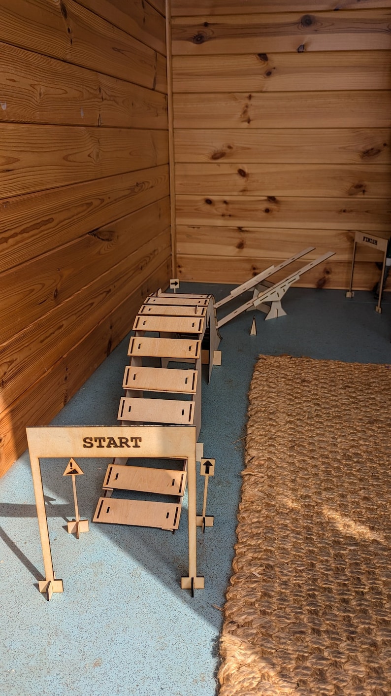 Laser Design Files RC Rock Crawler Obstacle Course Starter Pack, Seesaw and Hill Climb/bridge 1/ ...