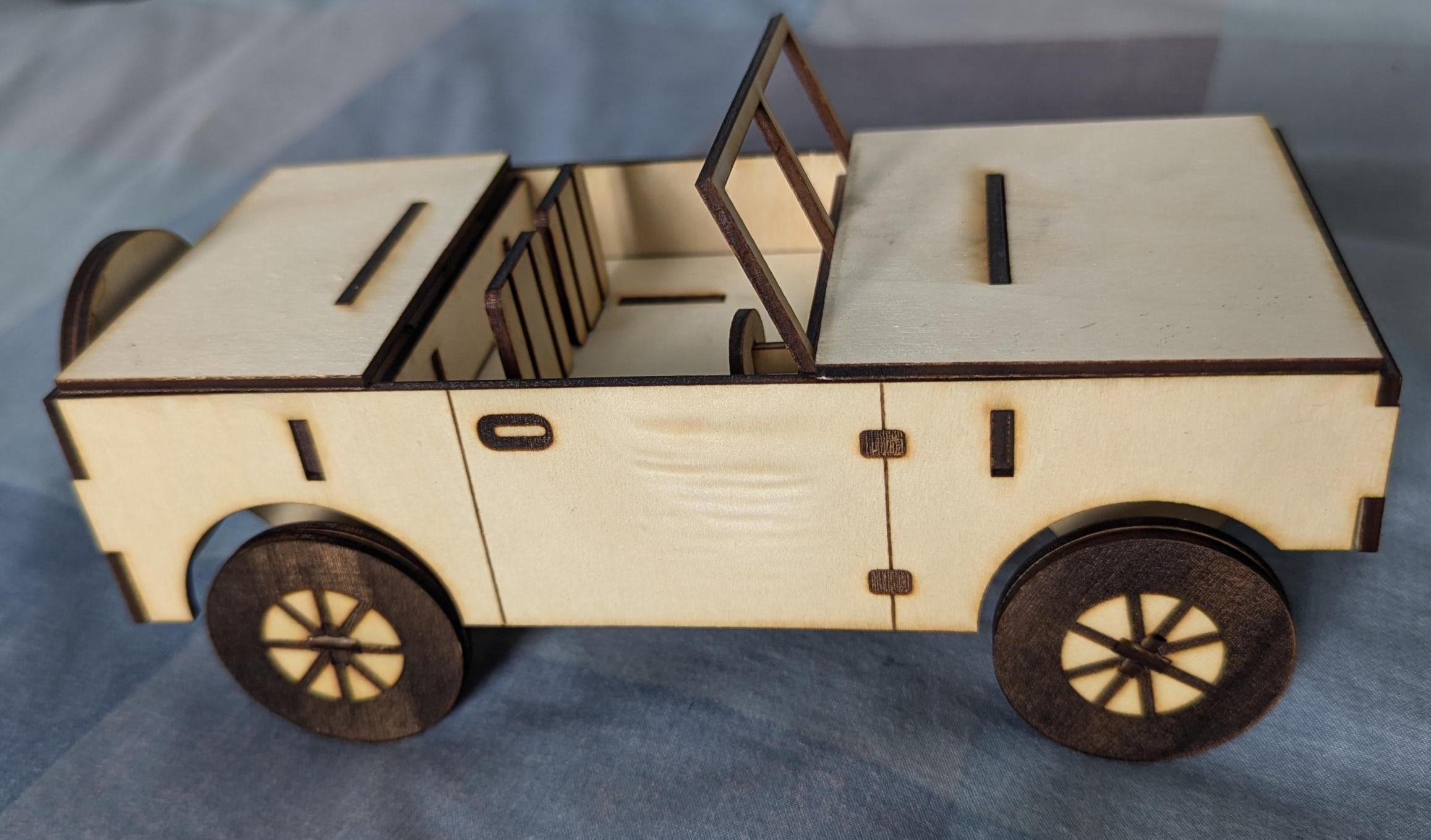 Laser Design Simple 4x4 Toy Car Laser Cutting Download - Etsy