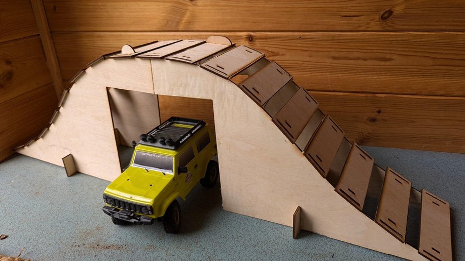 Laser Design Files RC Rock Crawler Obstacle Course Starter Pack, Seesaw and Hill Climb/bridge 1/ ...