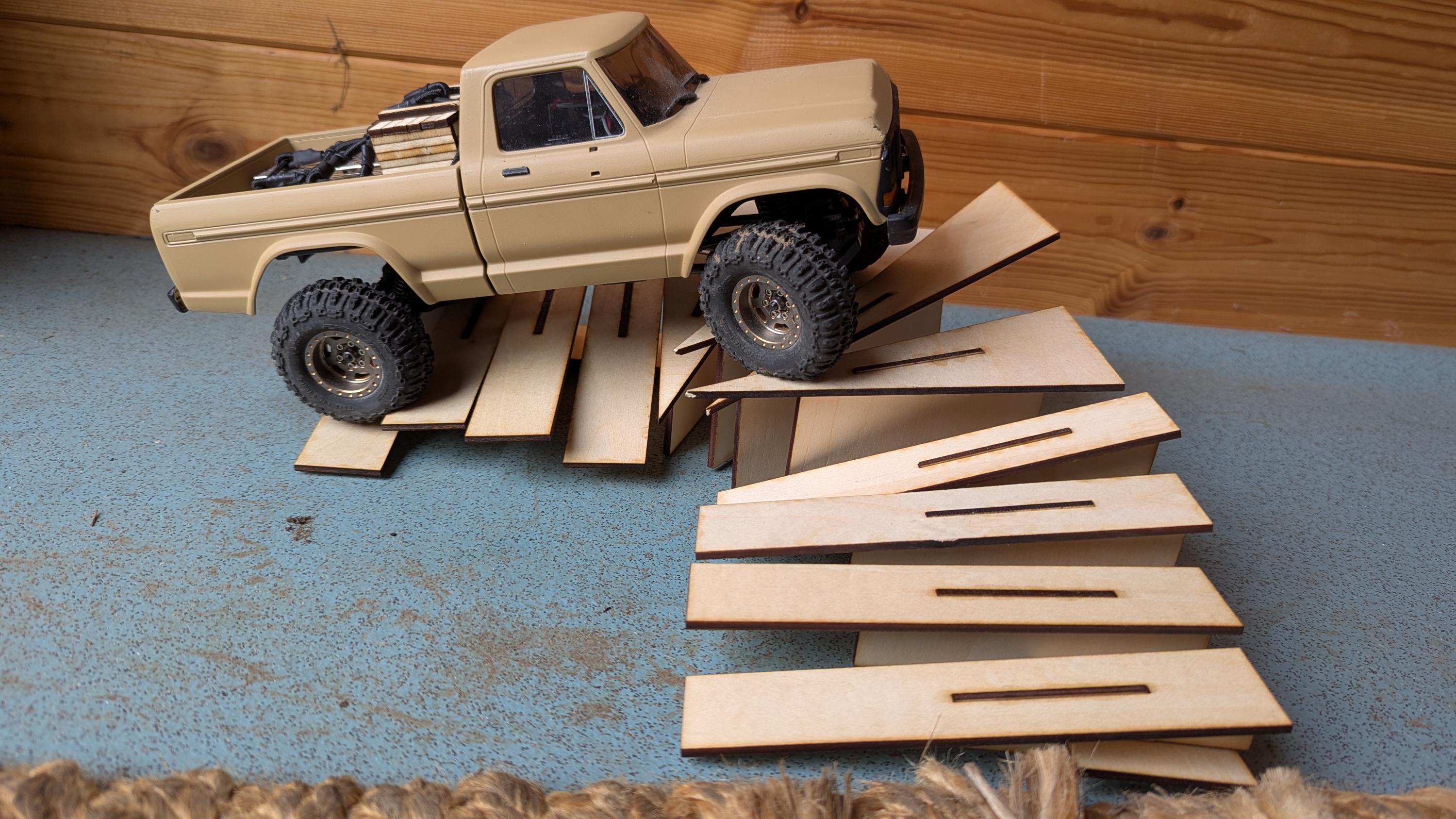 Laser Design Files RC Rock Crawler Complete Obstacle Course 8 Designs 1 ...