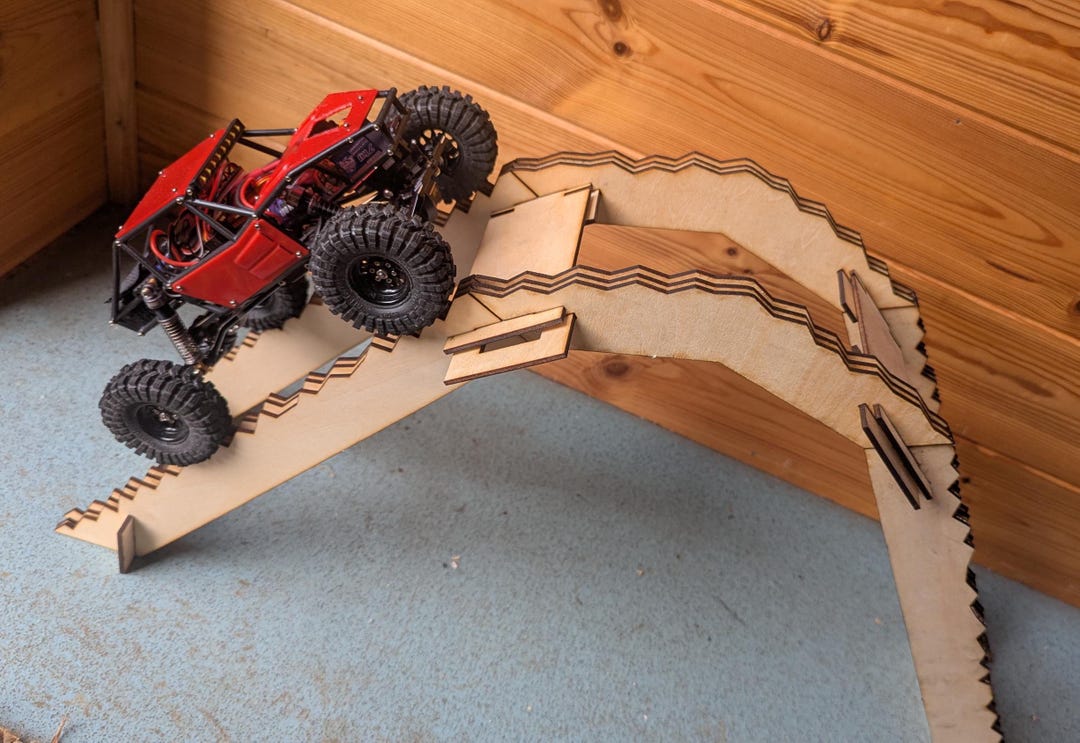 Laser Design Files RC Rock Crawler Arch 1/24 1/18th Scale Obstacle ...