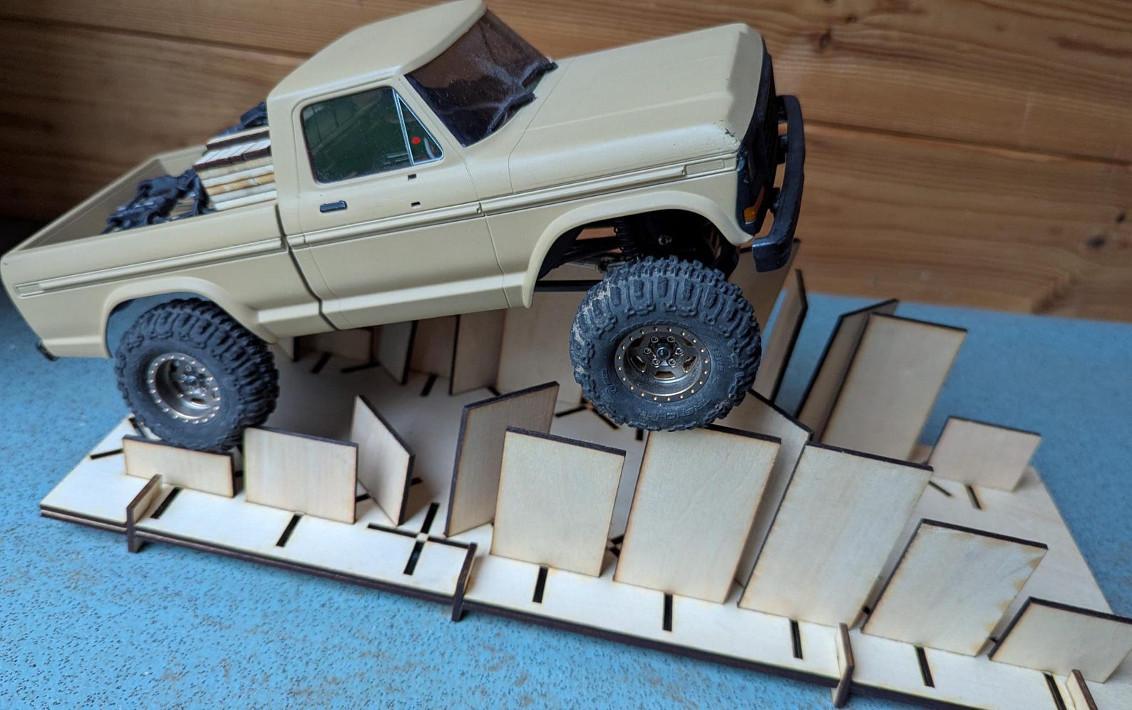 Laser Design Files RC Rock Crawler Pillars 1/24 1/18th Scale Obstacle ...