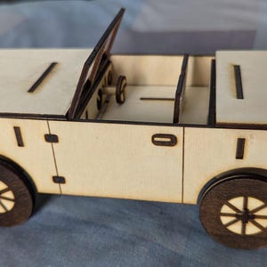 Laser Design Simple 4x4 Toy Car Laser Cutting Download - Etsy