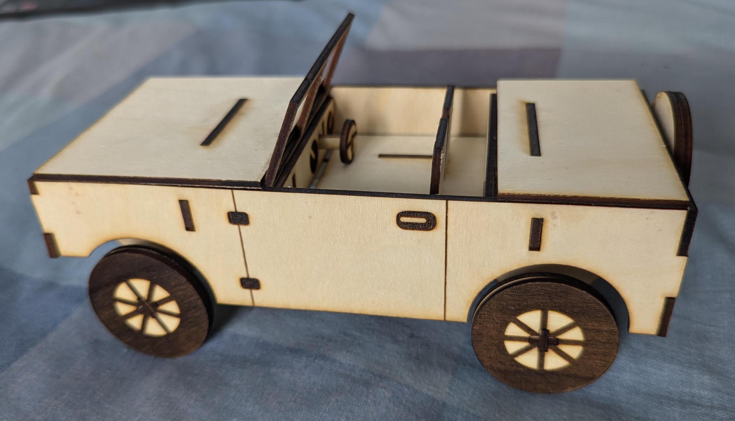Laser Design Simple 4x4 Toy Car Laser Cutting Download - Etsy