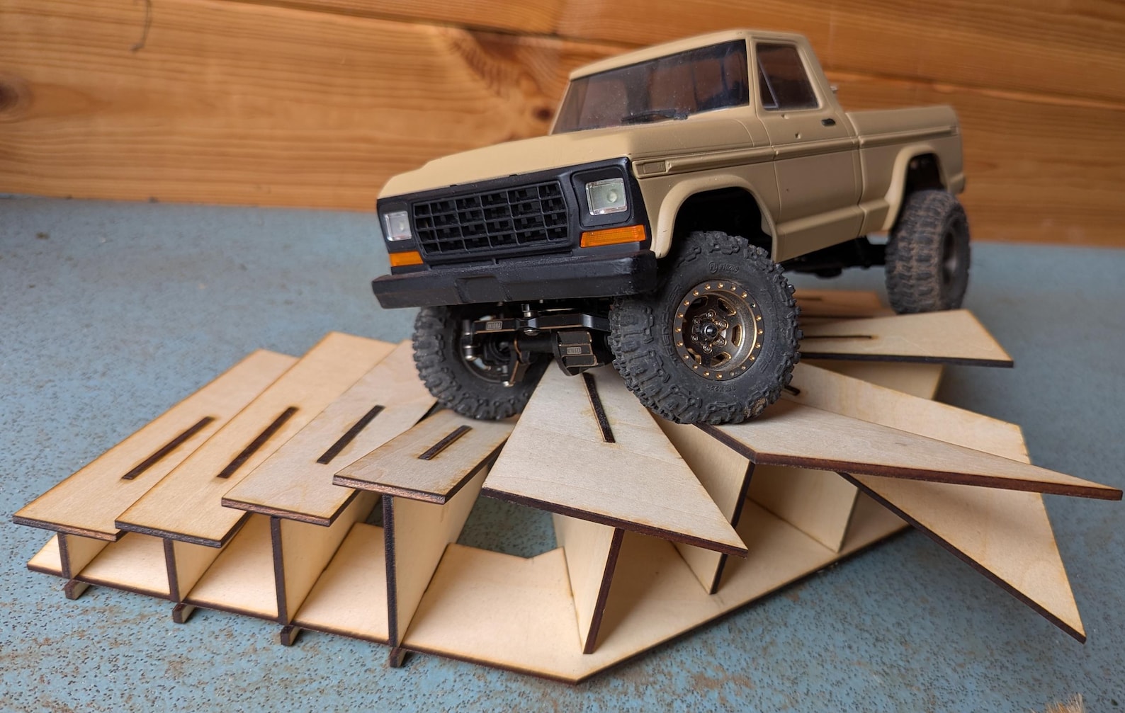 Laser Design Files RC Rock Crawler Corner 1/24 1/18th Scale Obstacle ...
