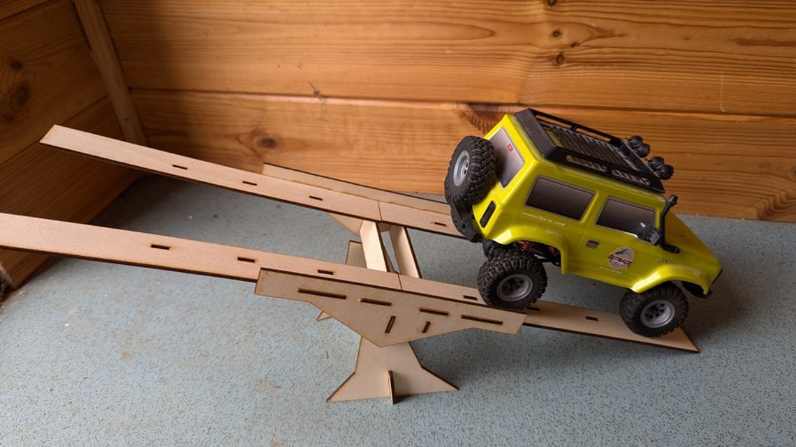 Laser Design Files RC Rock Crawler Seesaw 1/24 1/18th Scale Obstacle Course Laser Designs - Etsy