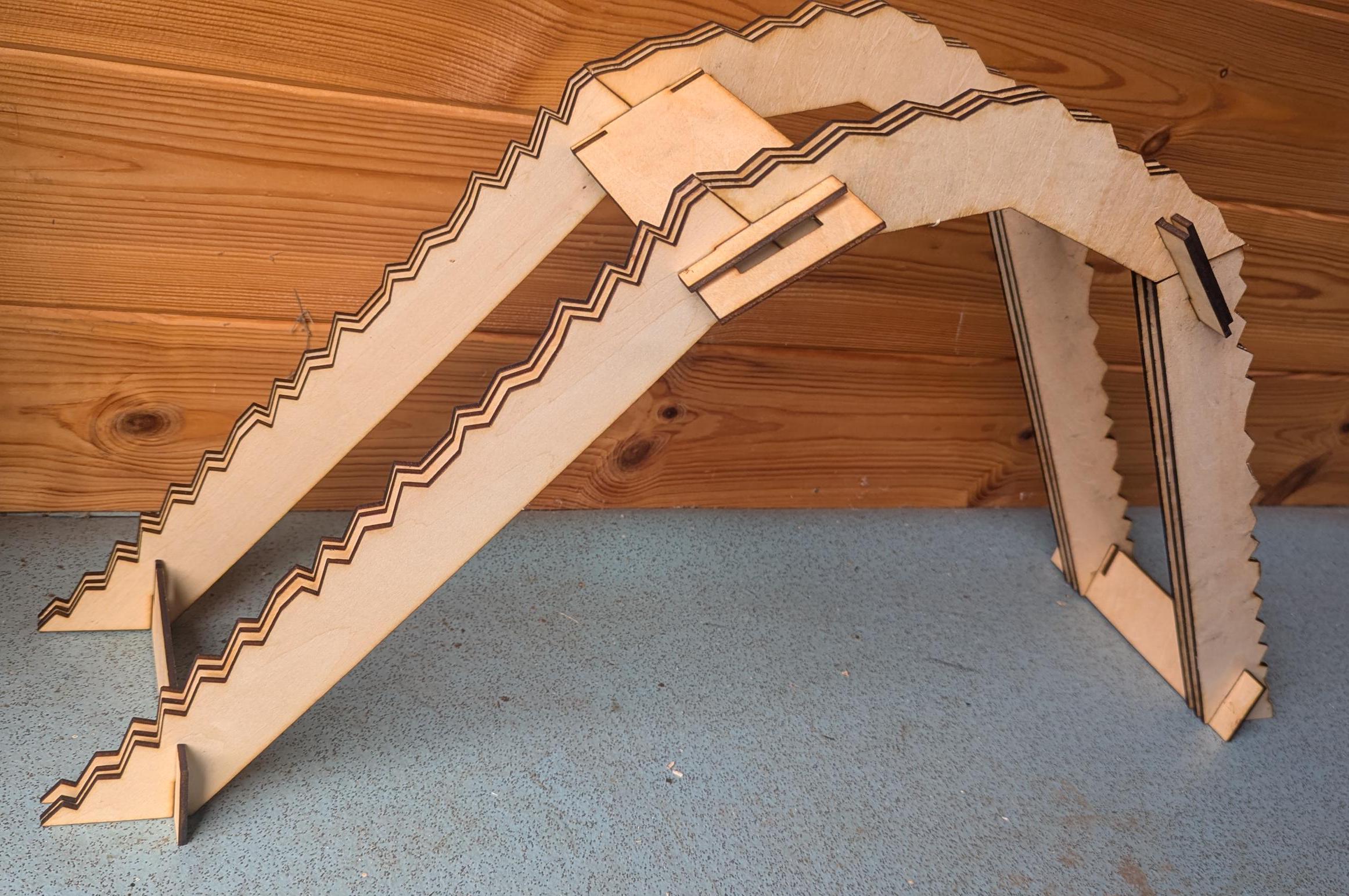 Laser Design Files RC Rock Crawler Arch 1/24 1/18th Scale Obstacle ...