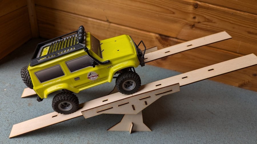 Laser Design Files RC Rock Crawler Seesaw 1/24 1/18th Scale Obstacle ...