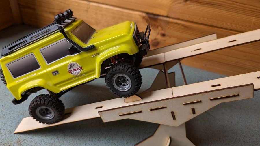 Laser Design Files RC Rock Crawler Seesaw 1/24 1/18th Scale Obstacle ...
