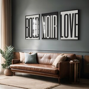 LOVE Poster, Minimalist Wall Art, Modern Inspirational Print ...
