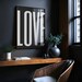 LOVE Poster - Minimalist Wall Art, Modern Inspirational Print ...