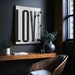 LOVE Poster, Minimalist Wall Art, Modern Inspirational Print ...