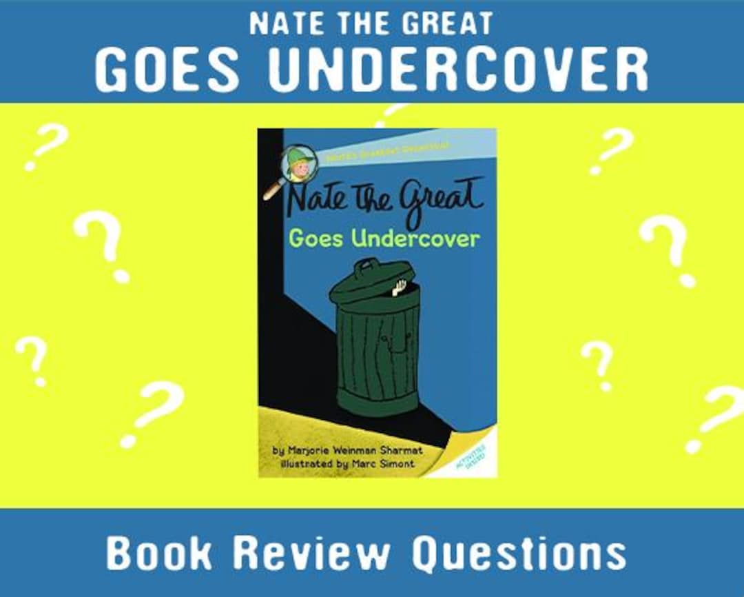 Nate the Great Goes Undercover Book Review Questions Study Guide ...