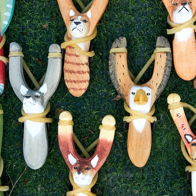 Hand Carved Slingshots - Etsy