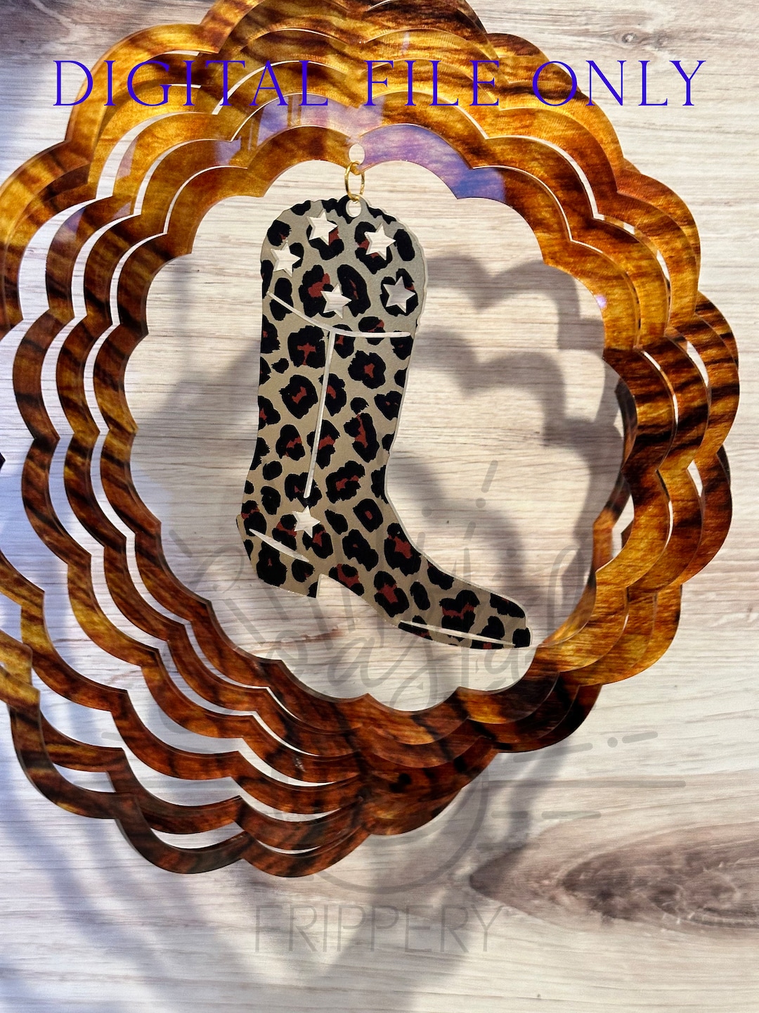 Cowboy Boot Wind Spinner - Western Wind Spinner DIGITAL FILE ONLY - Etsy