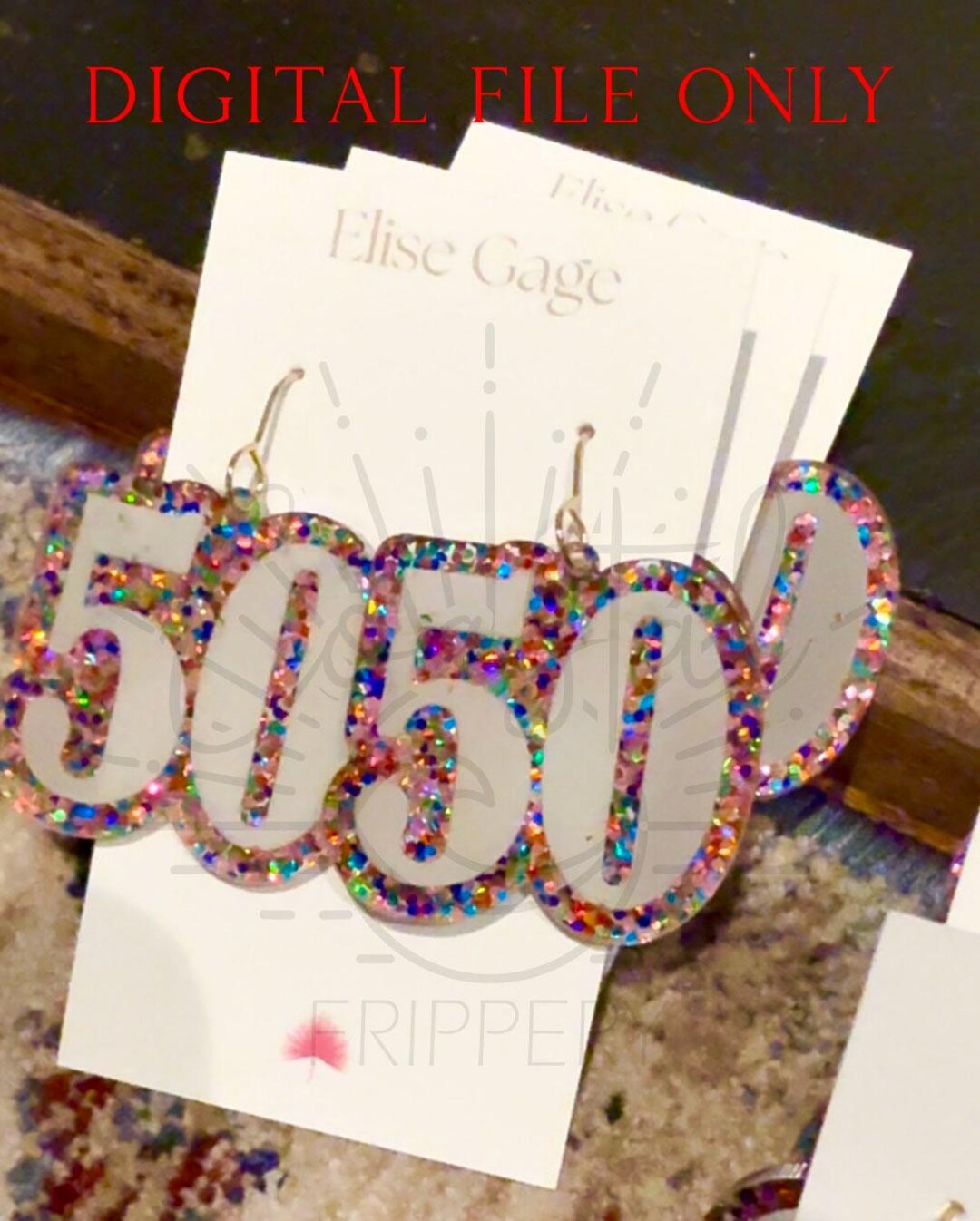 Number Birthday Earrings - Birthday Earrings Bundle - DIGITAL FILE ONLY ...