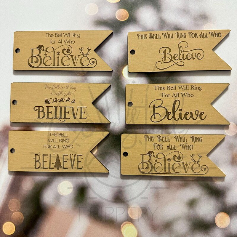 Believe Tag - Etsy